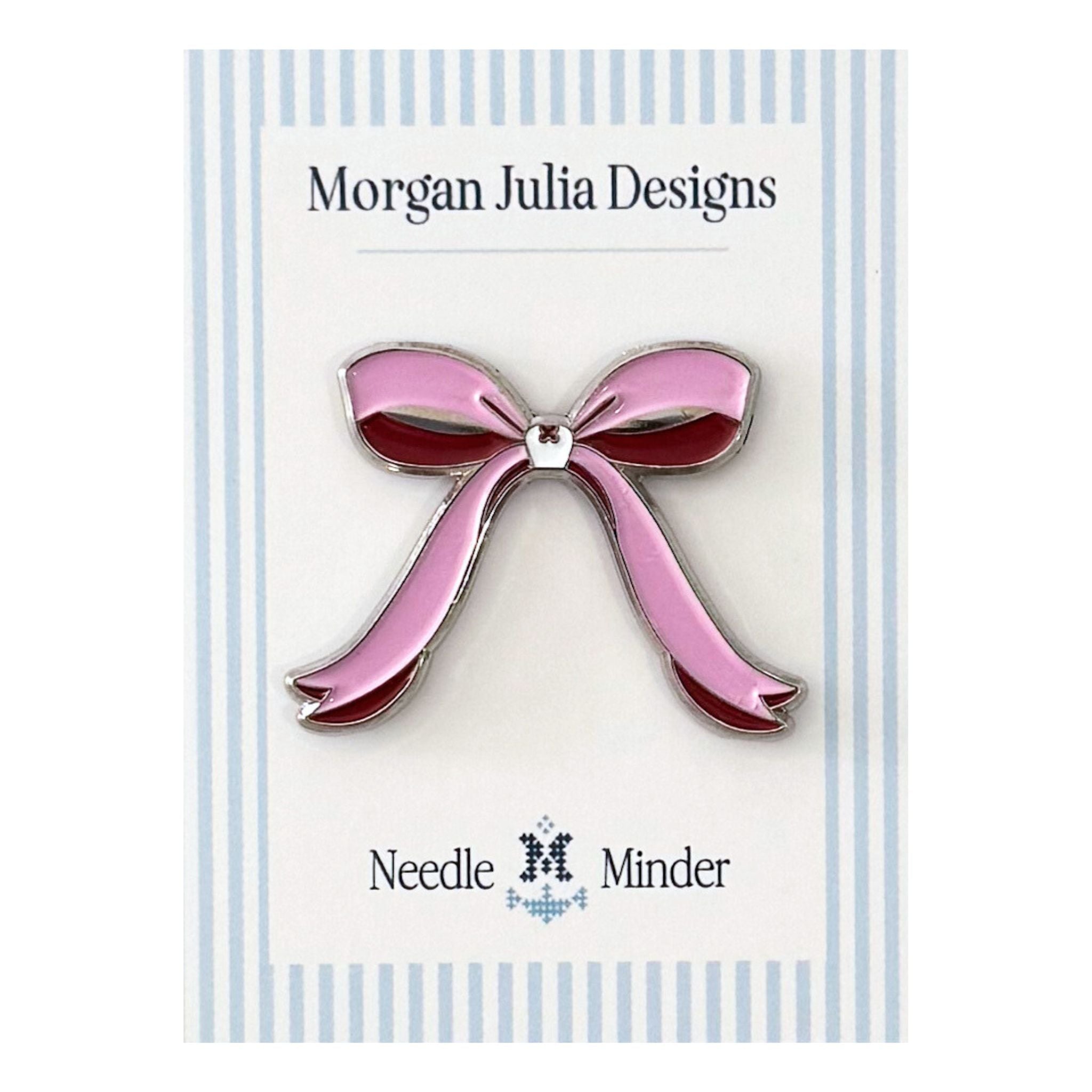 Pink Bow Needle Minder – Morgan Julia Designs