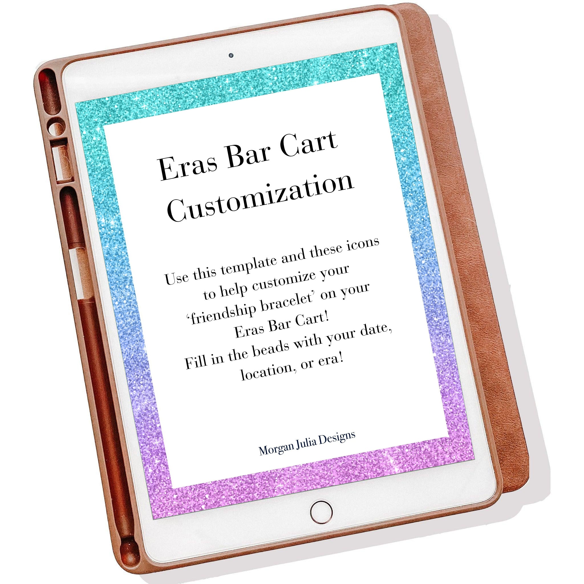 Digital Chart - Eras Friendship Bracelet Banner – Morgan Julia Designs