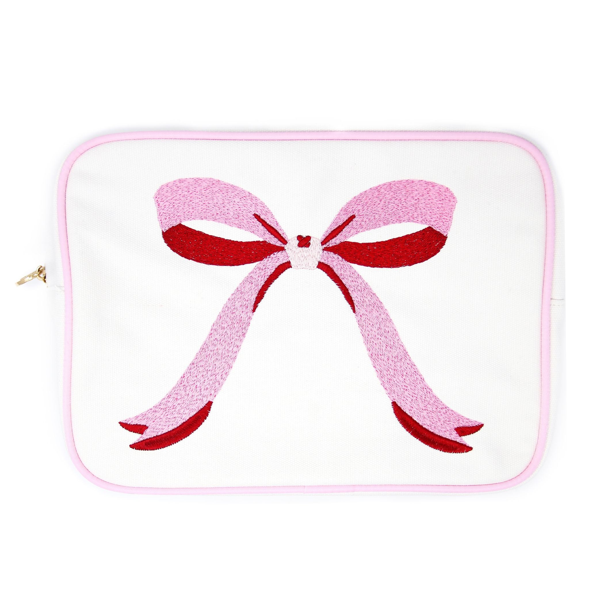 Pink Embroidered Bow Bag – Morgan Julia Designs