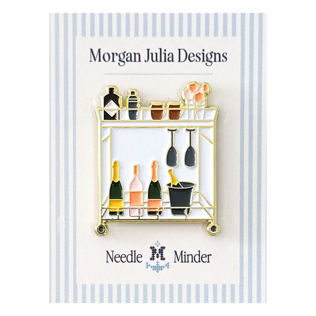 Bar Cart Needle Minder – Morgan Julia Designs