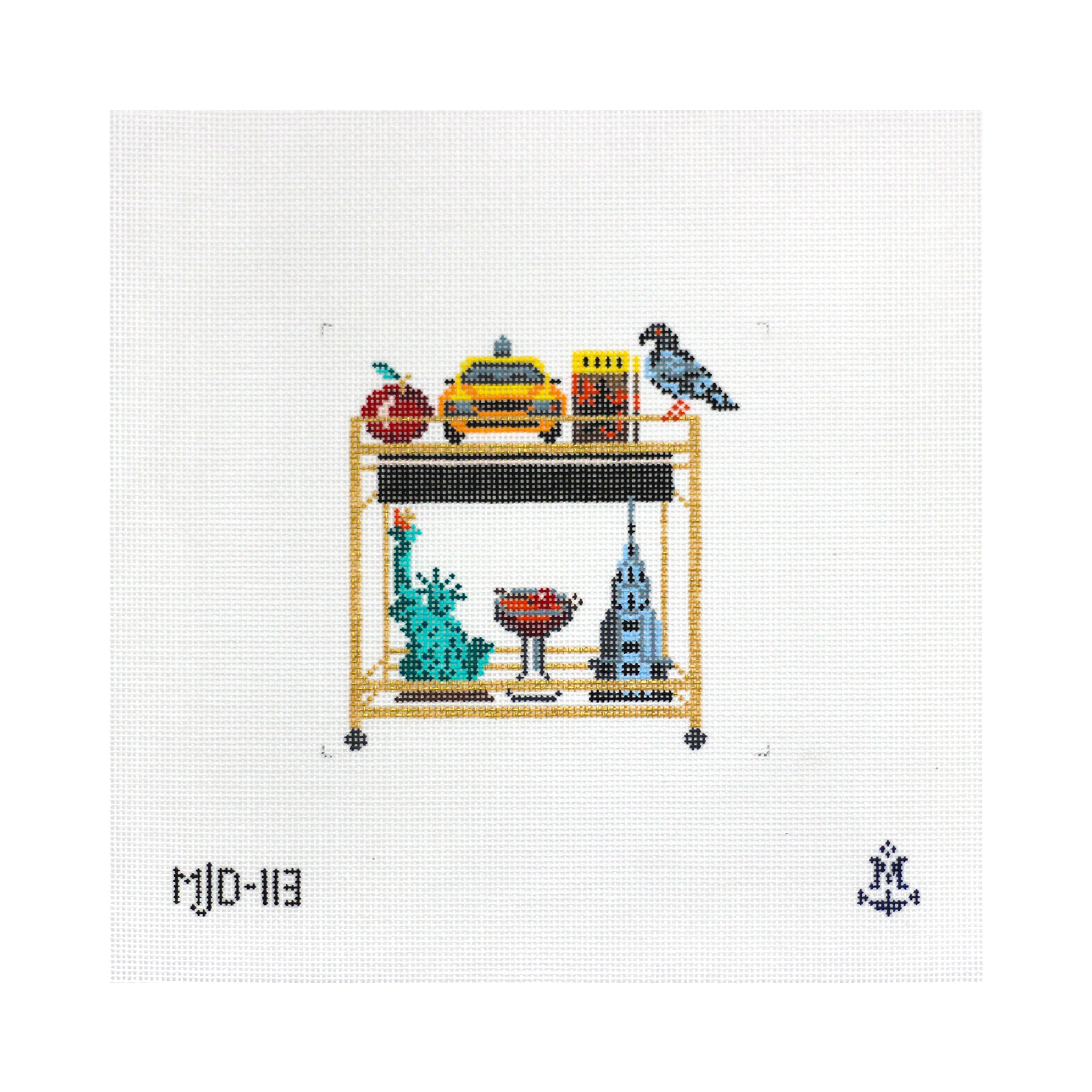 New York City Bar Cart– Morgan Julia Designs