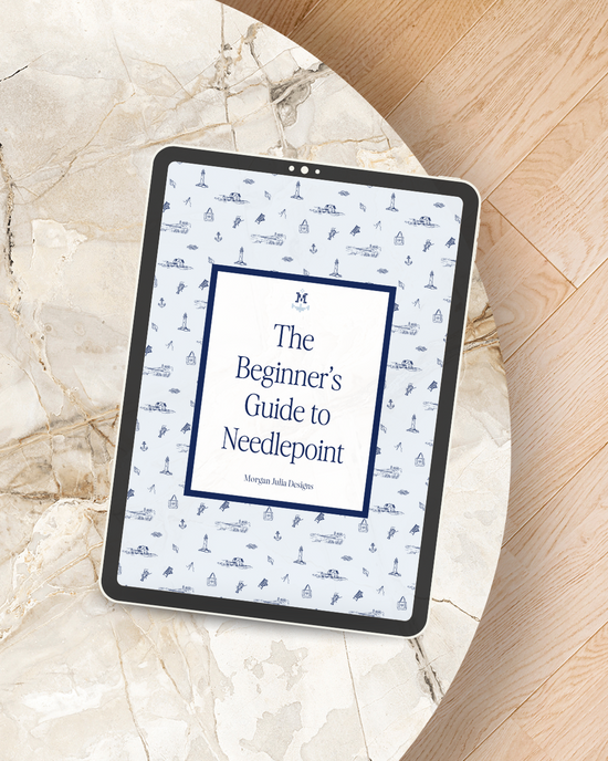 Free Beginner's Guide to Needlepoint - PDF Download – Morgan Julia Designs
