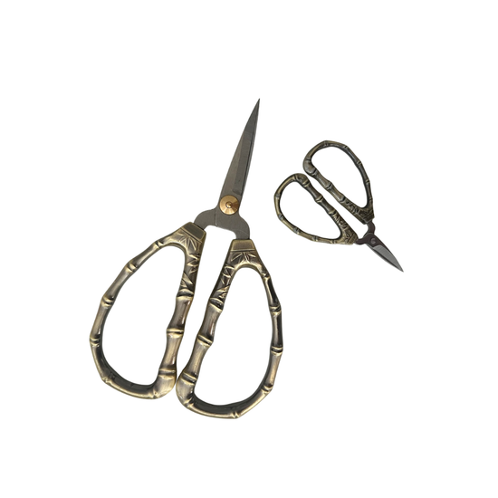 Gold Bamboo Embroidery Scissors for Needlepoint – Morgan Julia Designs