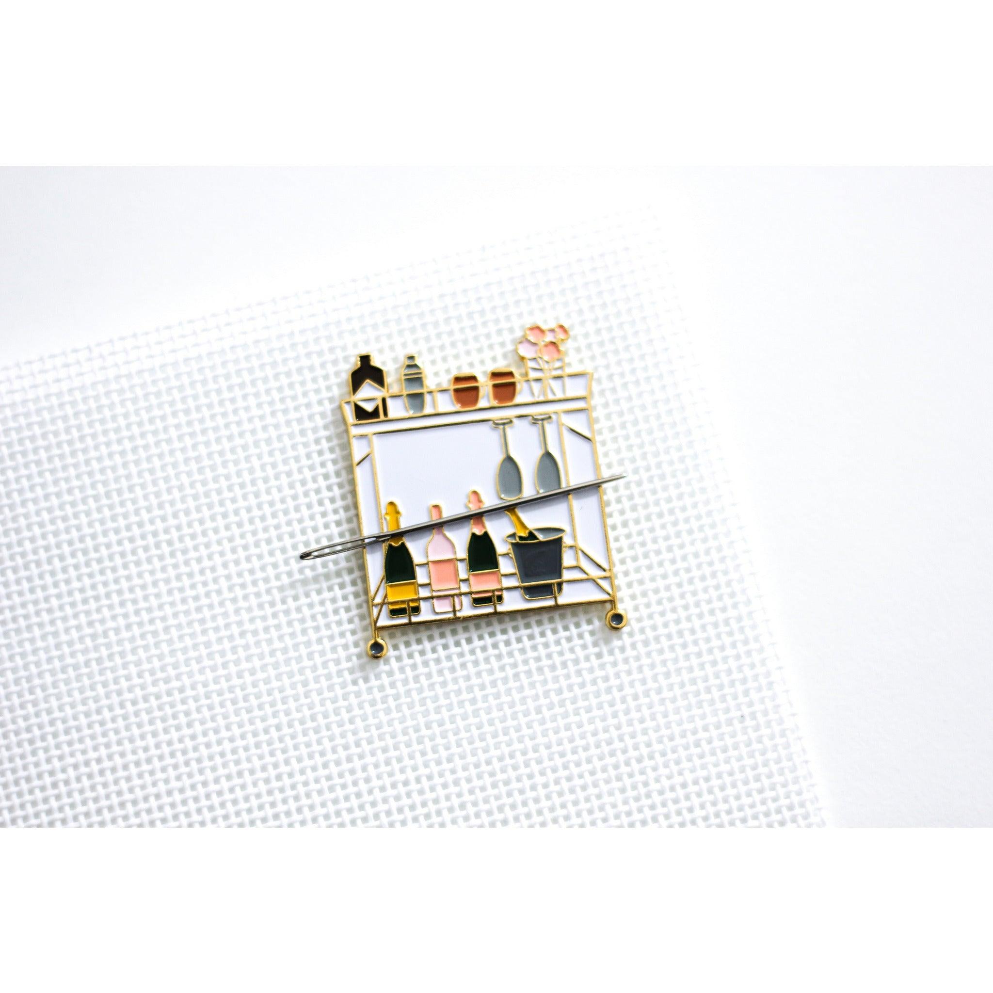 Bar Cart Needle Minder– Morgan Julia Designs