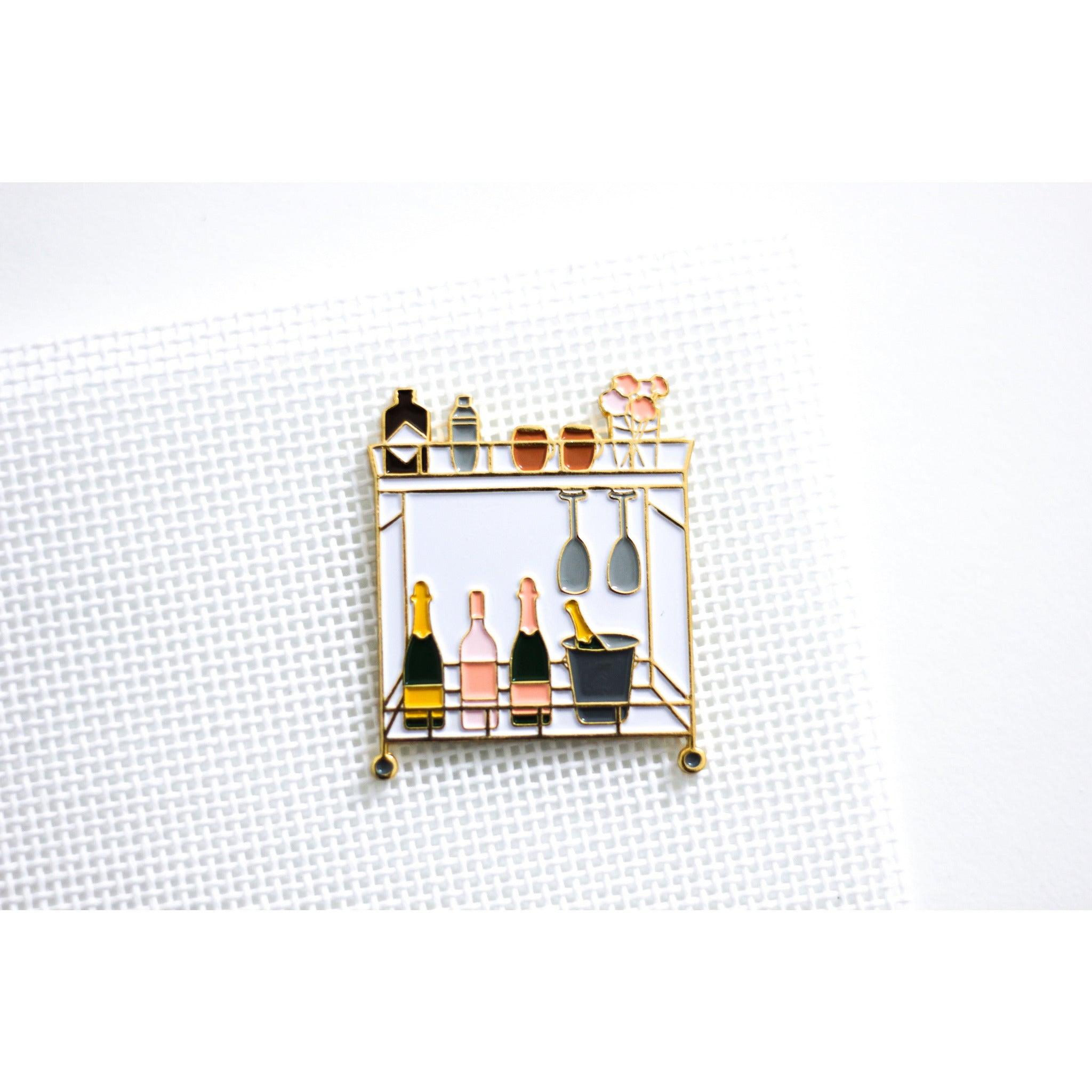 Bar Cart Needle Minder– Morgan Julia Designs