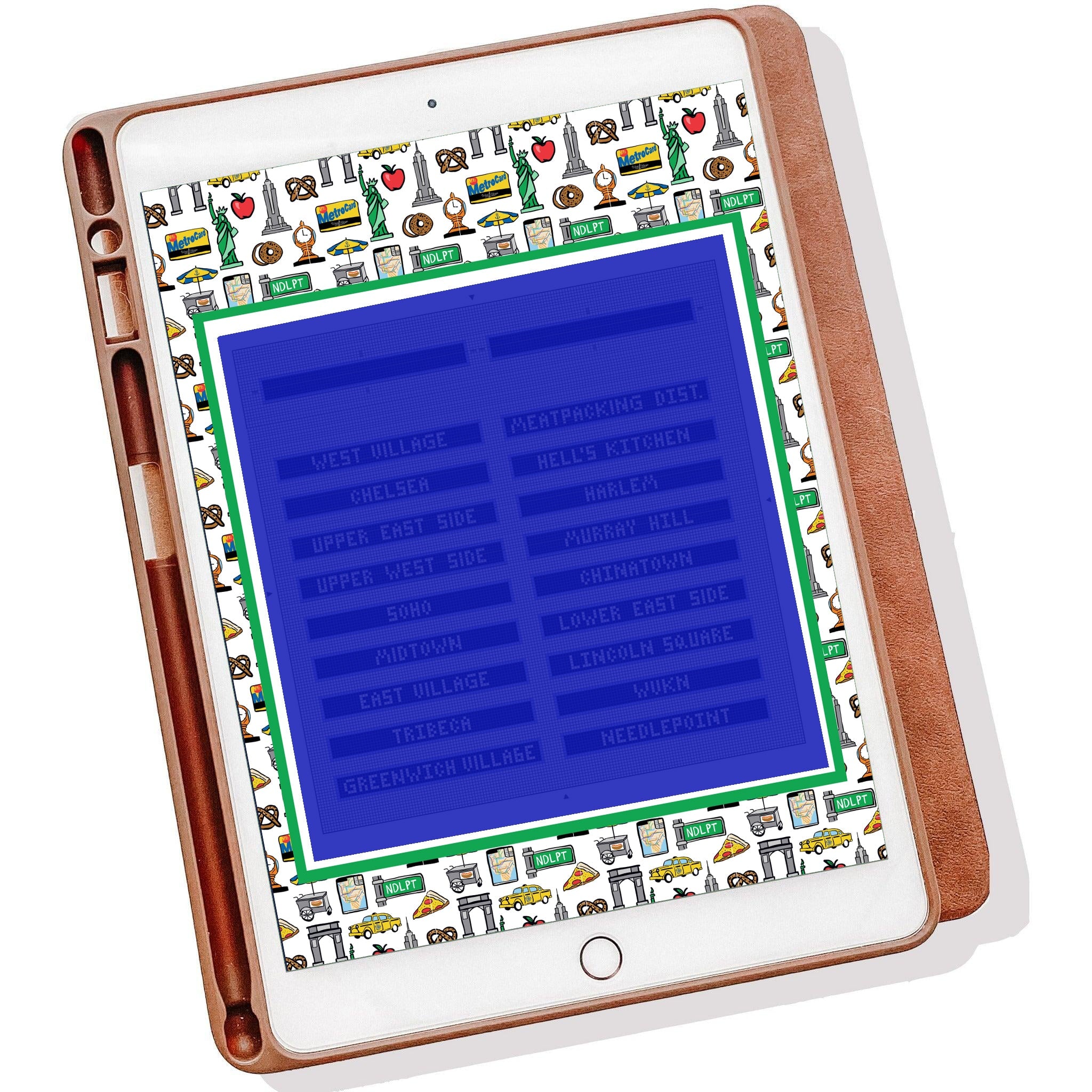 New York City Subway Tile Digital Chart – Morgan Julia Designs