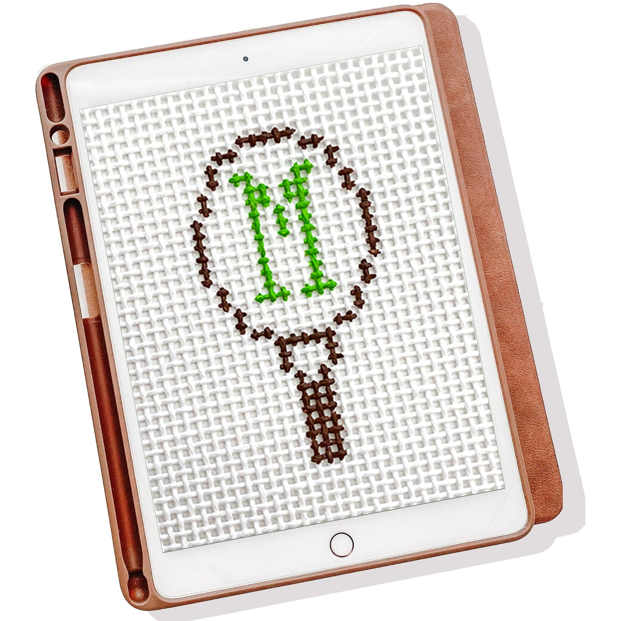 Racket Alphabet Needlepoint Chart - Digital Download – Morgan Julia Designs