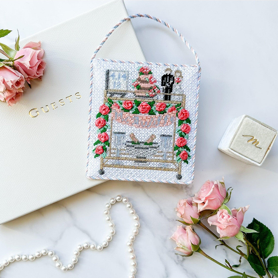Wedding Bar Cart - Bride and Groom – Morgan Julia Designs